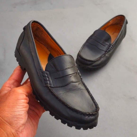 Cole Haan | Shoes | Cole Haan Girls Nike Air Brandon Bridge Loafers ...